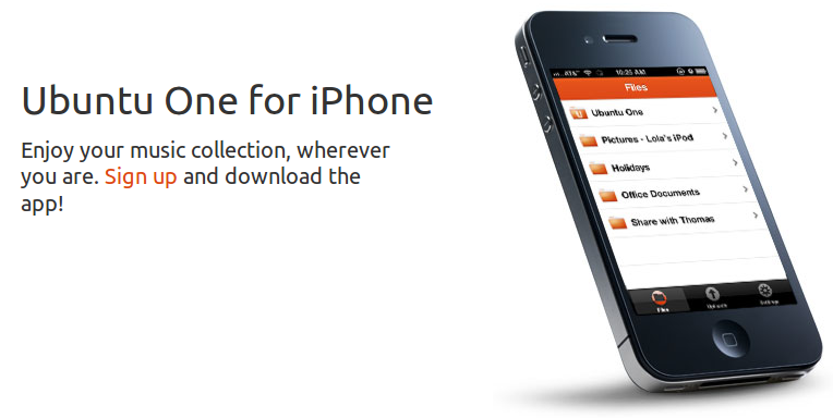 Ubuntu One Files Now Available in App Store