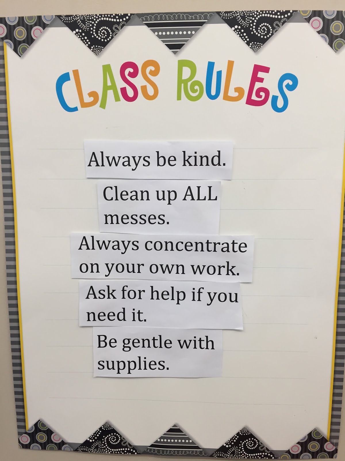Mrs. Richard's 2nd Grade: We wrote our class rules!!