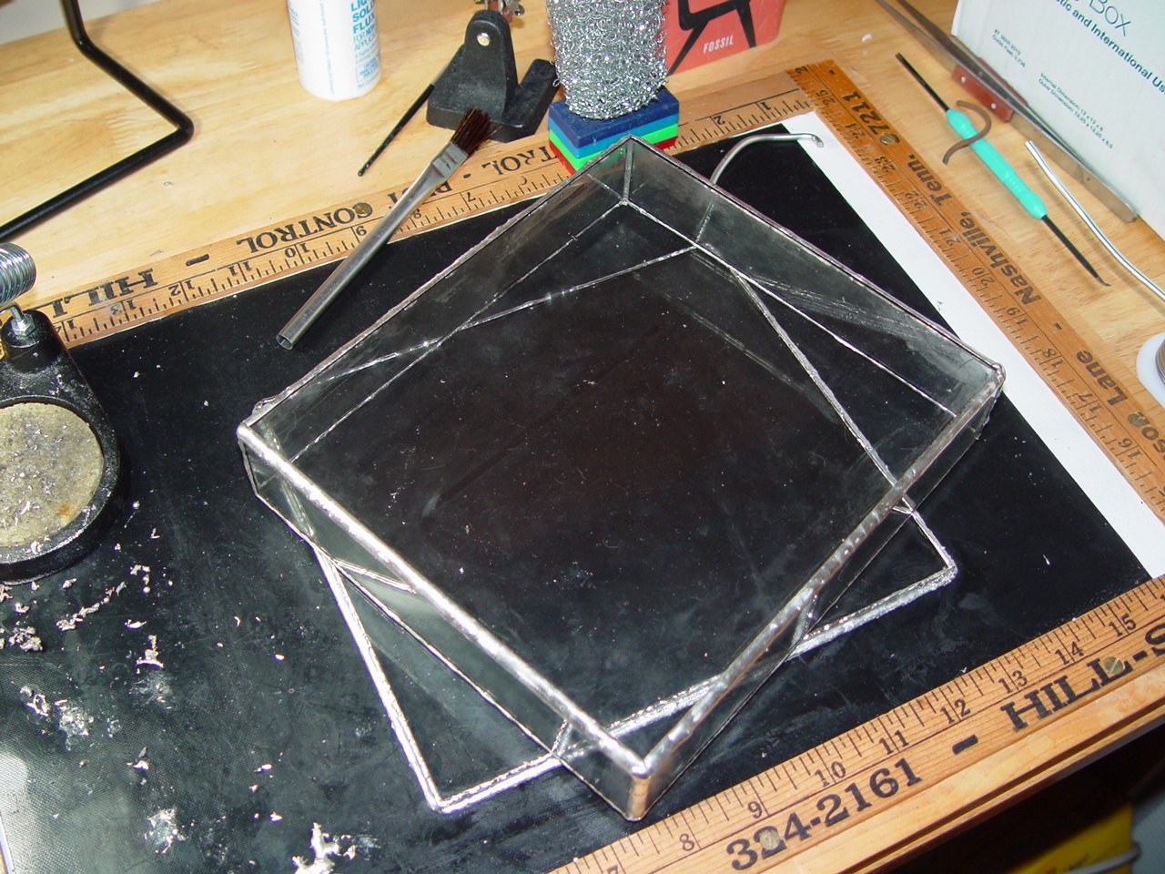 imagination reclaimed: Custom glass box, part five.