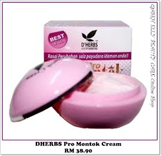 QASEH ELLY BEAUTY CARE Online Shop: DHERBS Pro Montok Cream
