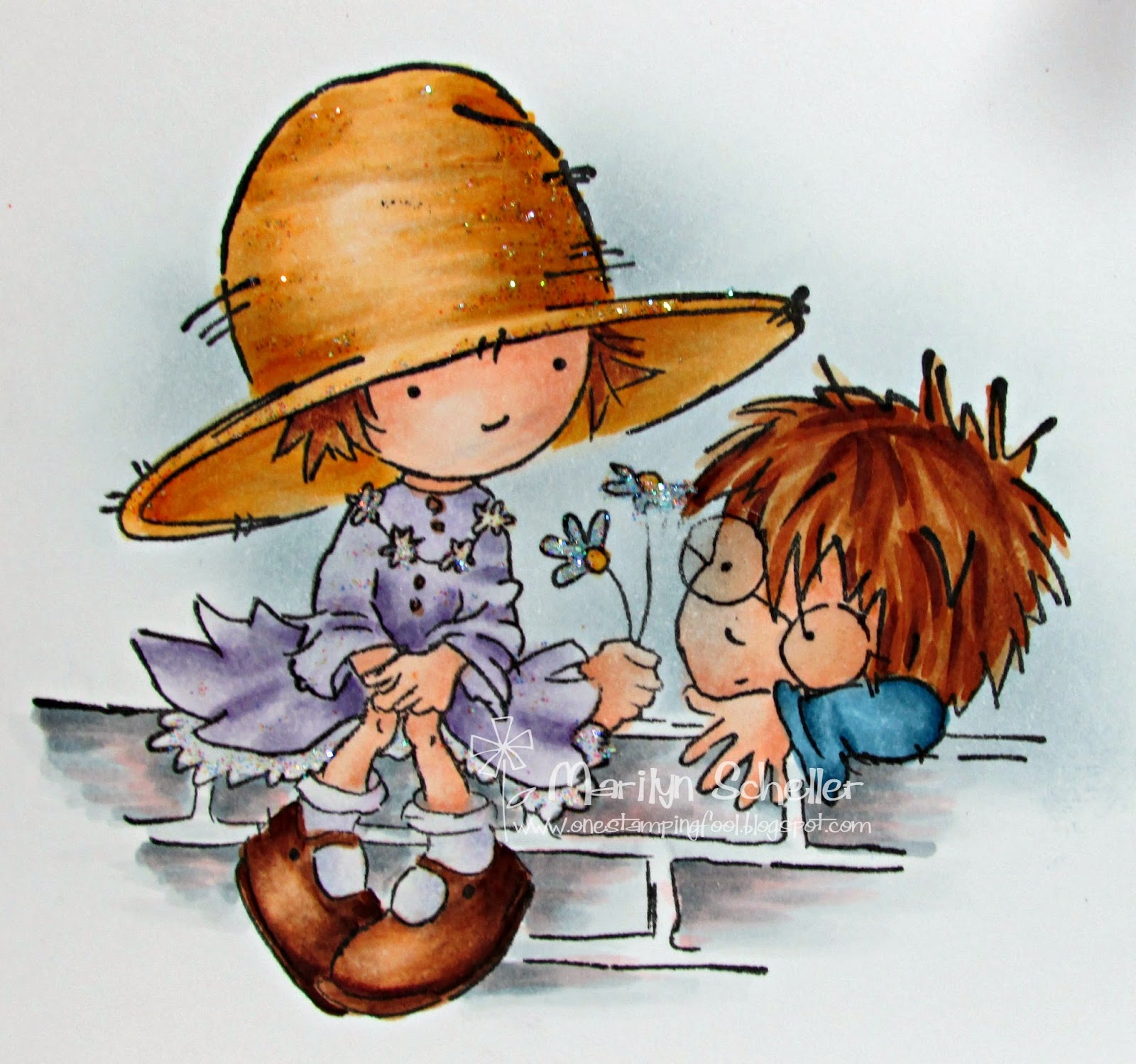 One Stamping Fool: LOTV - On the Garden Wall