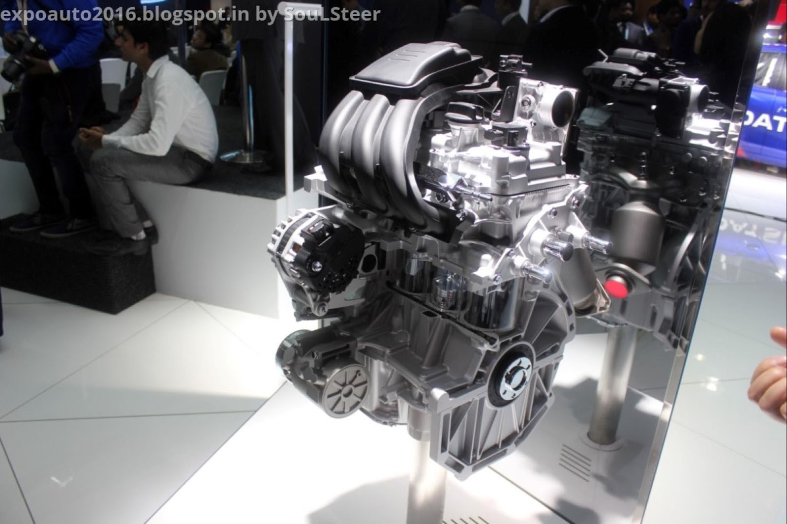 Auto Expo 2016 by SouLSteer: Datsun HR12DE petrol engine used in Go ...