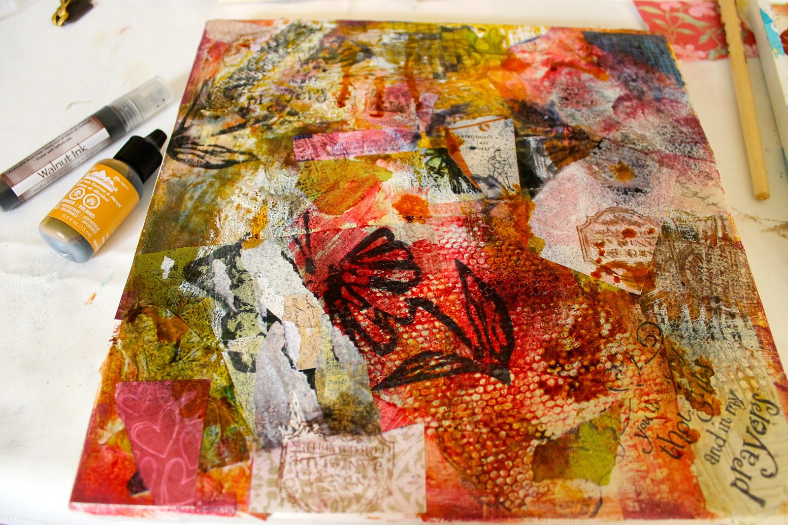 Artist,Laurie Grawl: Self Expression Collage Mixed Media Online Group ...