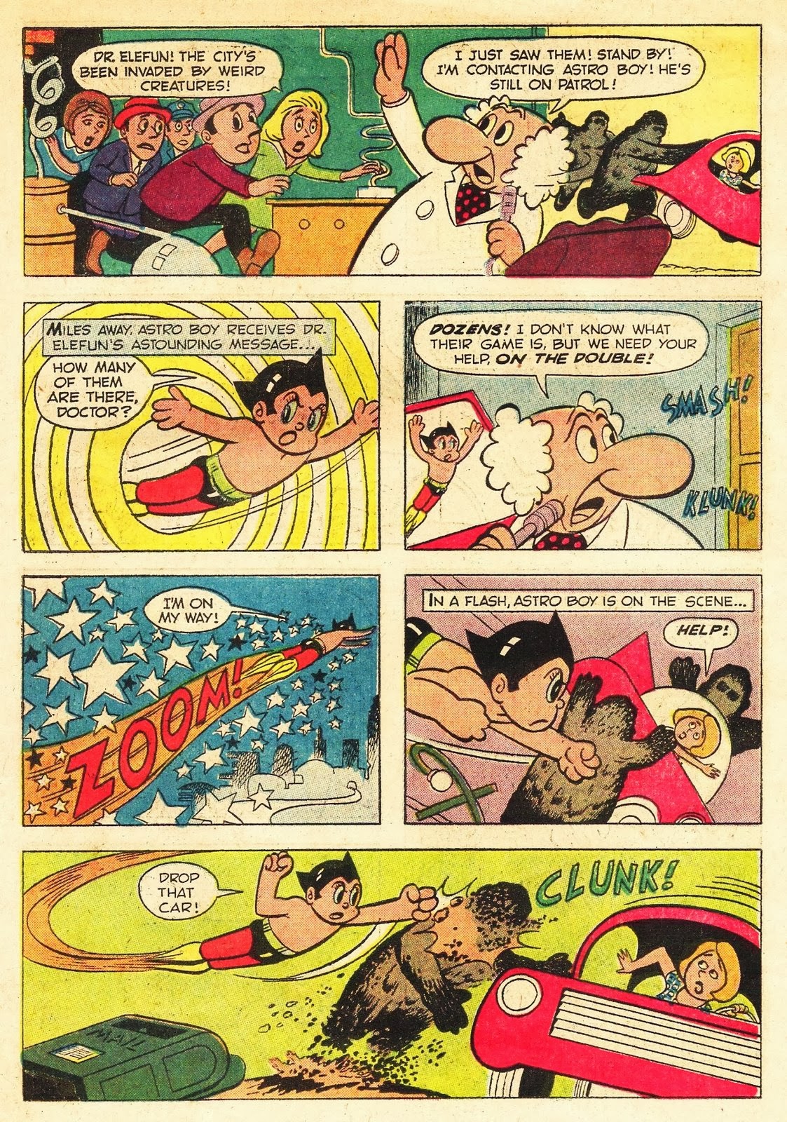 Saved From The Paper Drive: Astro Boy in "Attack of the Mud People"
