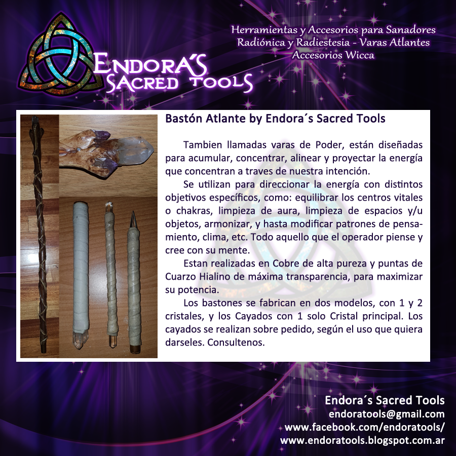 Endora´s Sacred Tools: Bastón y Cayado Atlante