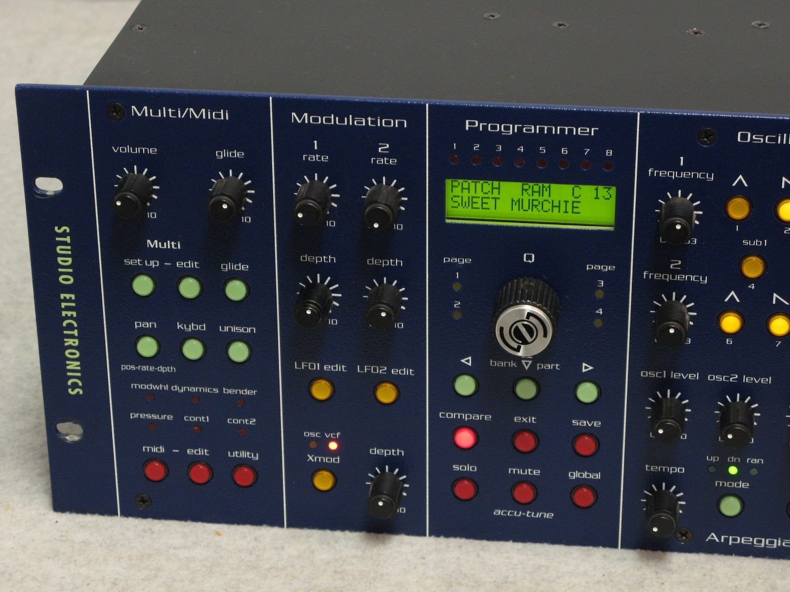 MATRIXSYNTH: Studio Electronics Omega 8, Eight Voice Analog Synthesizer ...