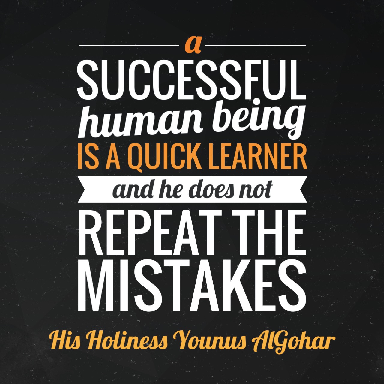 The Official MFI® Blog: Quote of the Day: A Successful Human Being...
