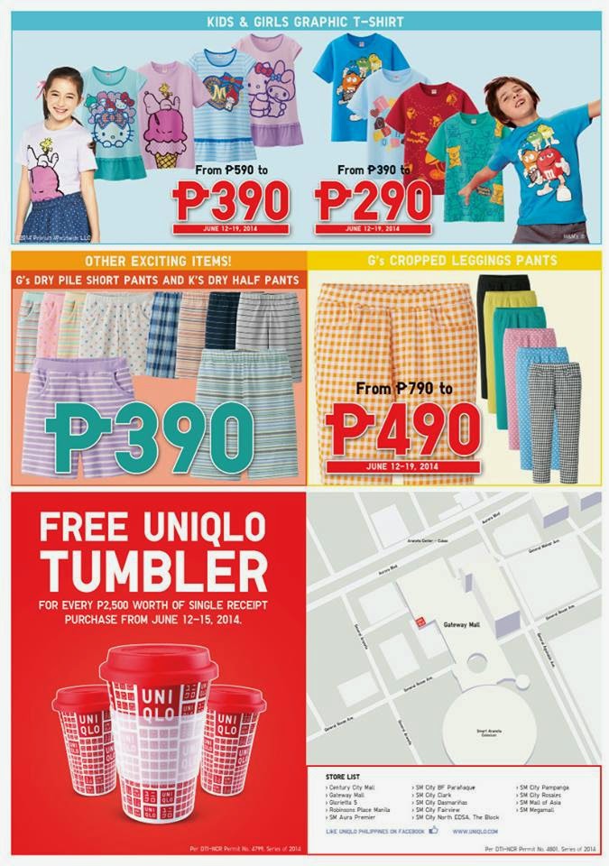 Manila Shopper: Uniqlo SM Rosales & Gateway Mall Store Opening Promo ...