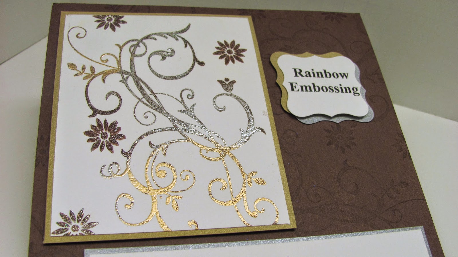 Personally Yours: Tuesday Technique: Rainbow Embossing
