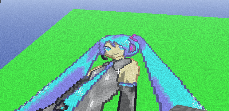 Vocaloid Fan-Made Blog!: Miku in Minecraft!