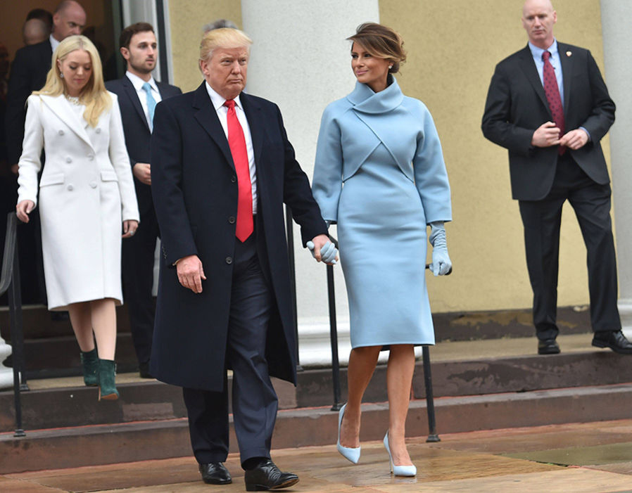 Trump inauguration: Melania, Ivanka and Tiffany Trump SPARKLE in ...
