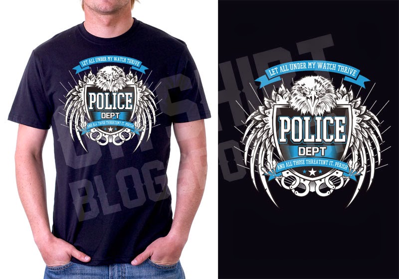 Create And Sale Tshirt Design Police 01