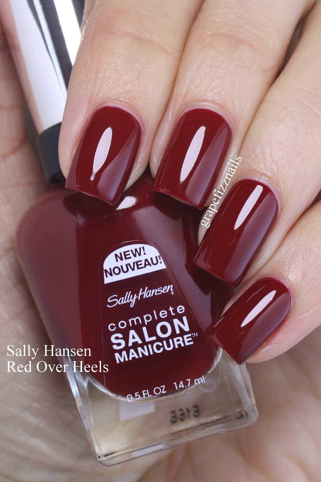 Grape Fizz Nails: Sally Hansen Get Red-y to Celebrate!