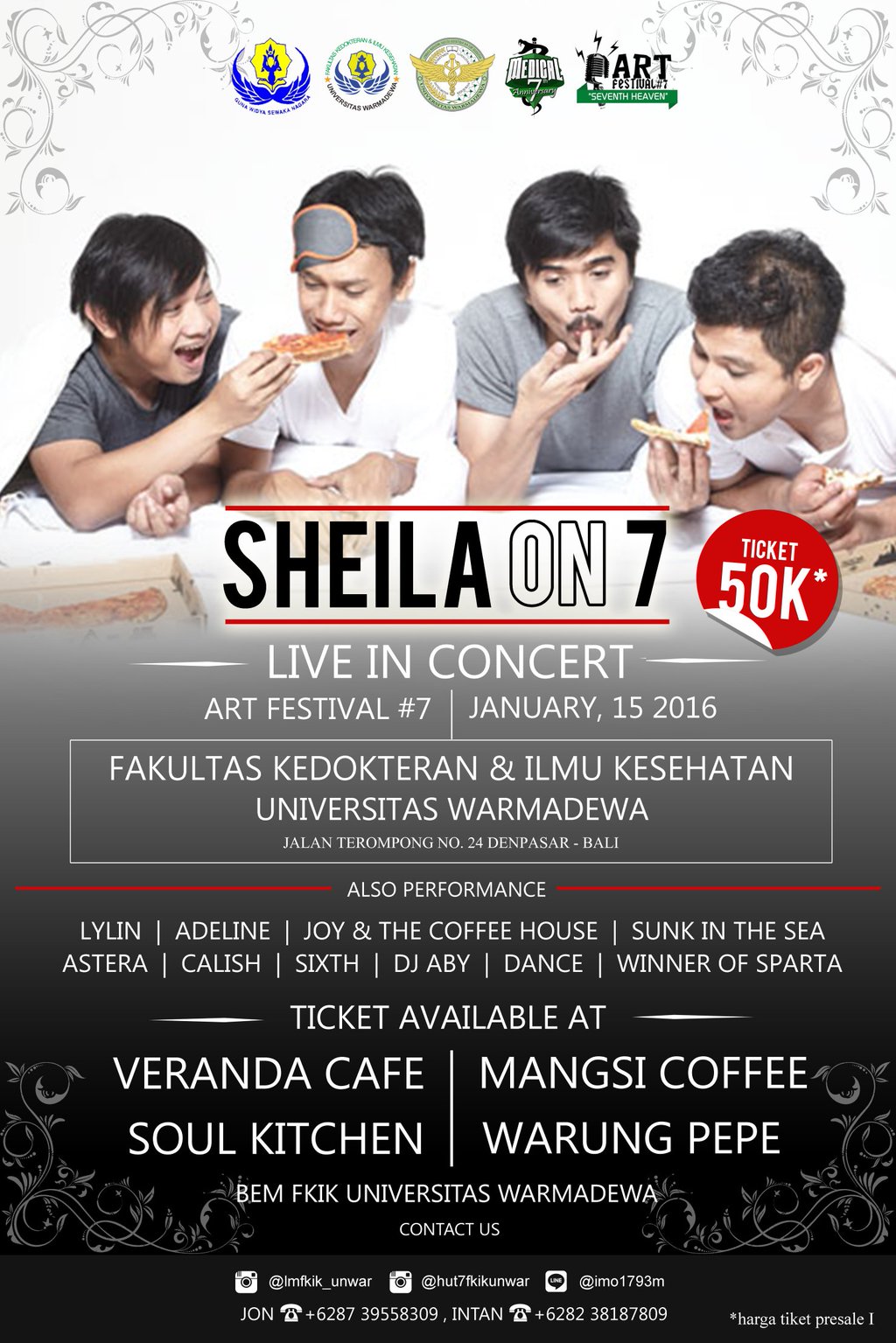 Konser - SHEILA ON 7 LIVE IN CONCERT ( 15 januari 2016 ) - JadwalResmi ...
