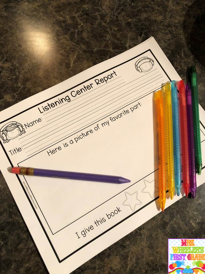 Mrs. Wheeler's First Grade Tidbits: Weekly Centers February 27