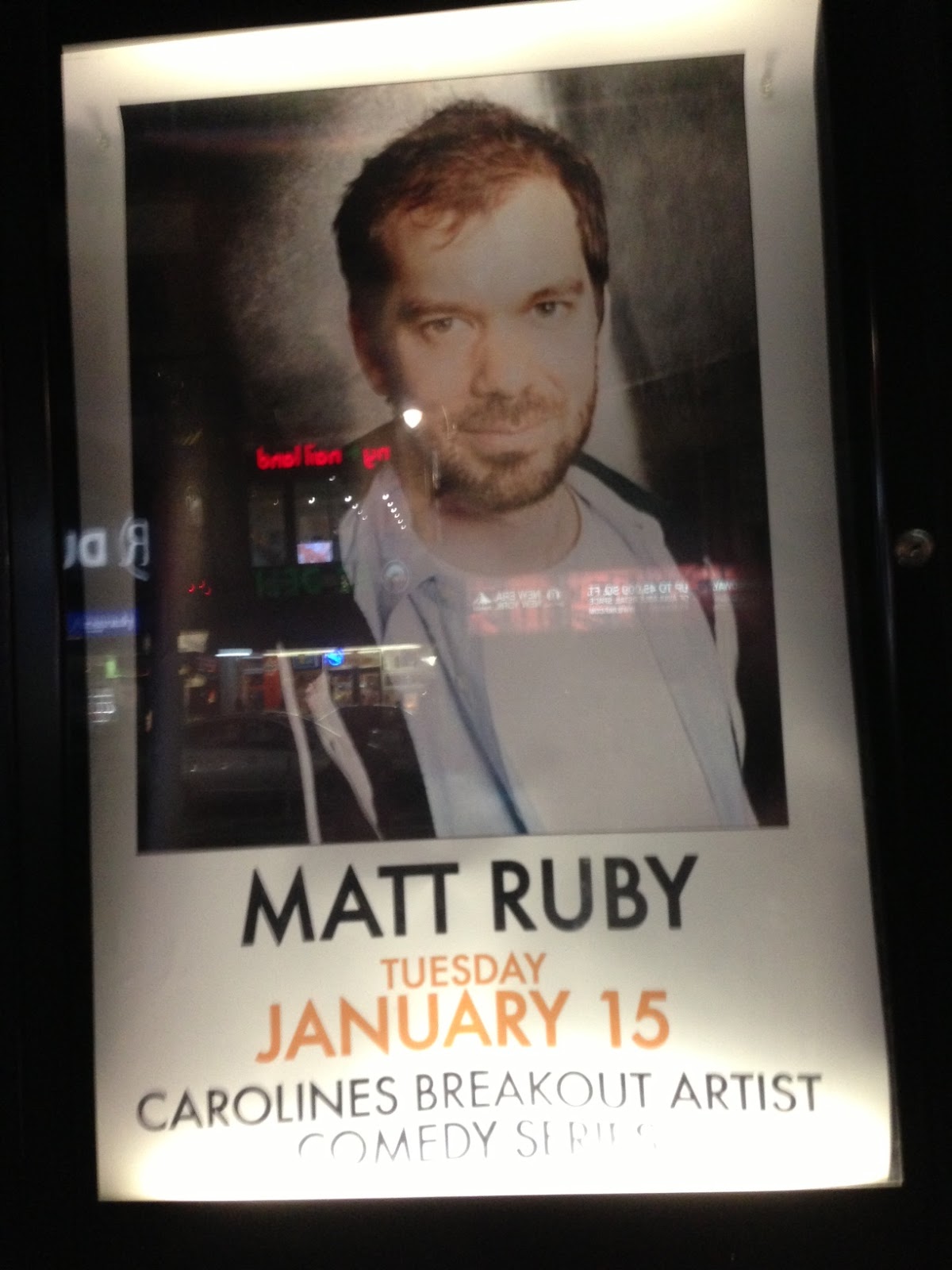 Sandpaper Suit | Matt Ruby's comedy blog: January 2013