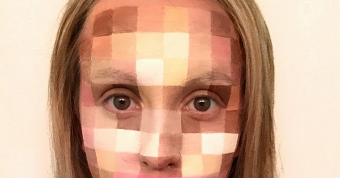 Erica's DIY Work: Pixelated face paint
