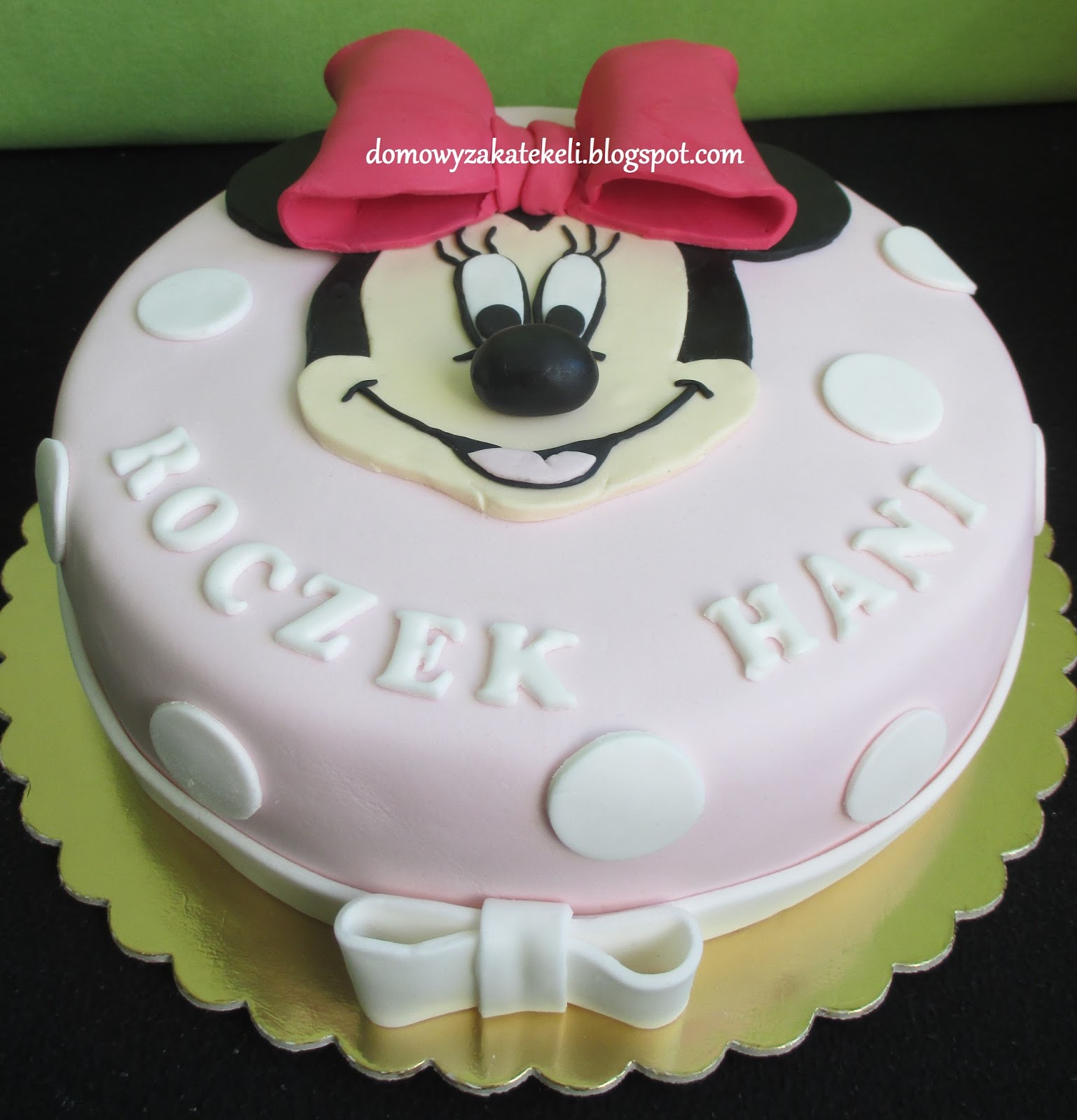 Domowy Zakątek Eli: Tort Myszka Minnie