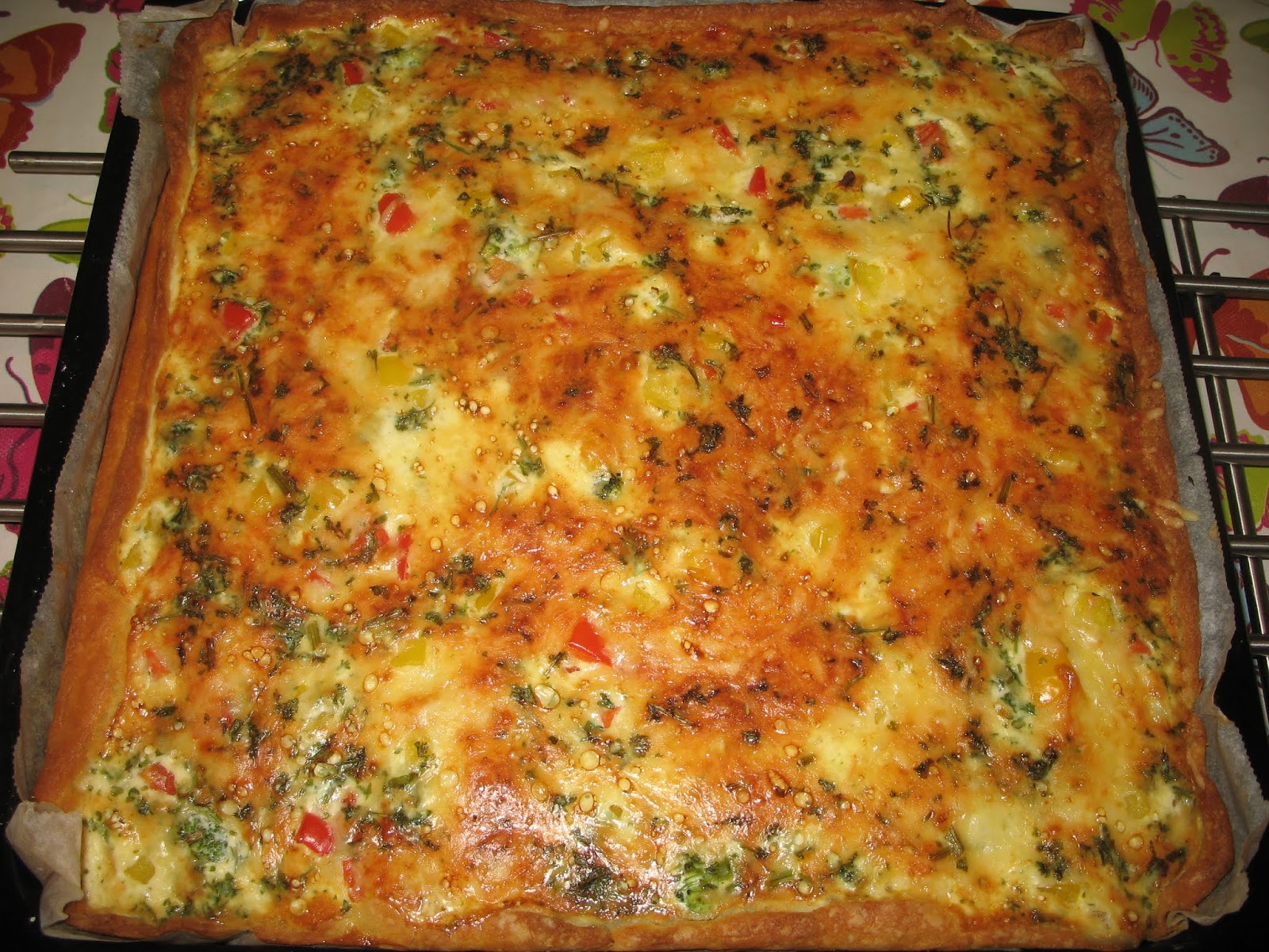 Helkan Keittiössä: Gluteeniton Kasvispiirakka