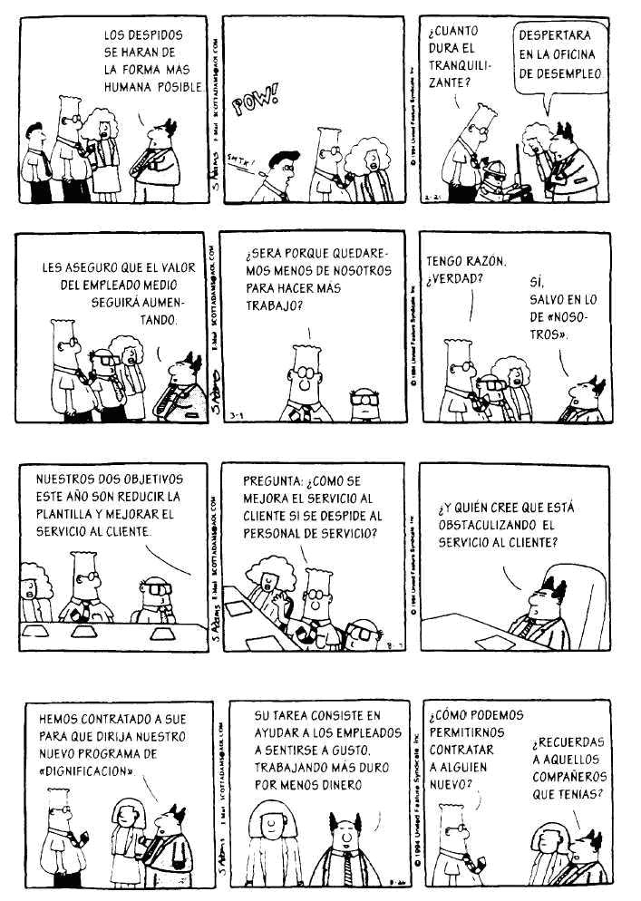 El principio de Dilbert