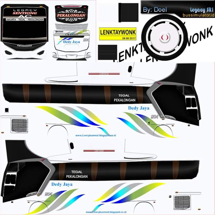 Berbagai Livery Bus Simulator Indonesia Part 5 | Download Livery BUSSID Mod