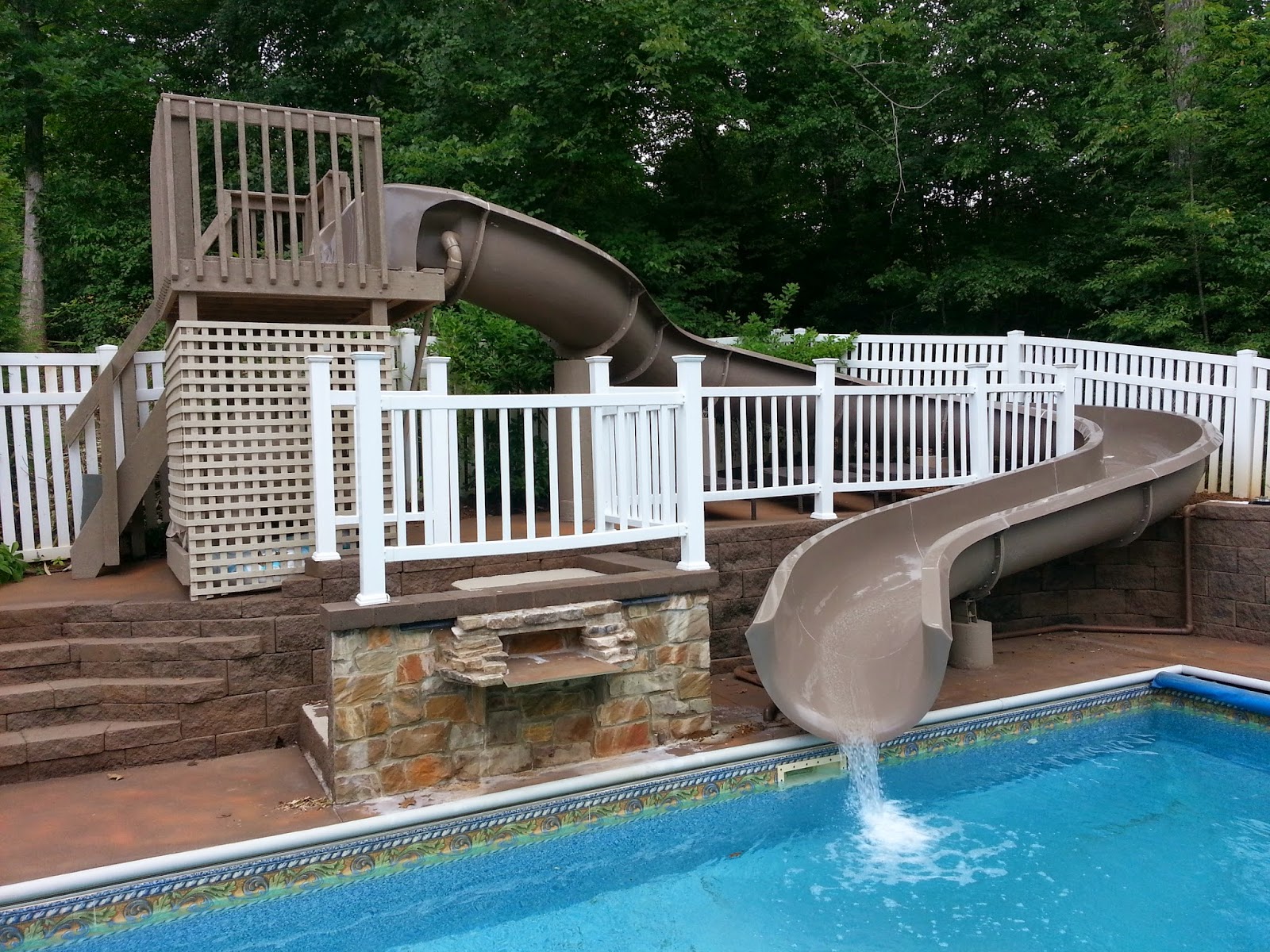 Paradise Slides: Residential Water Slides custom made to fit YOUR space!