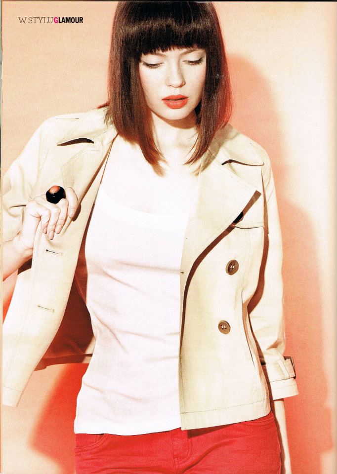 Polish Models Blog: Editorial: Edyta Zajac for Glamour Poland, March 2012