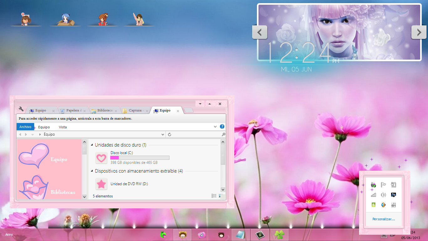 Tema rosa para windows 8 | Todo sobre Windows 8 / 8.1 / 10