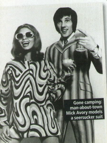 A Dandy In Aspic: Mick Avory from The Kinks modeling for John Stephen