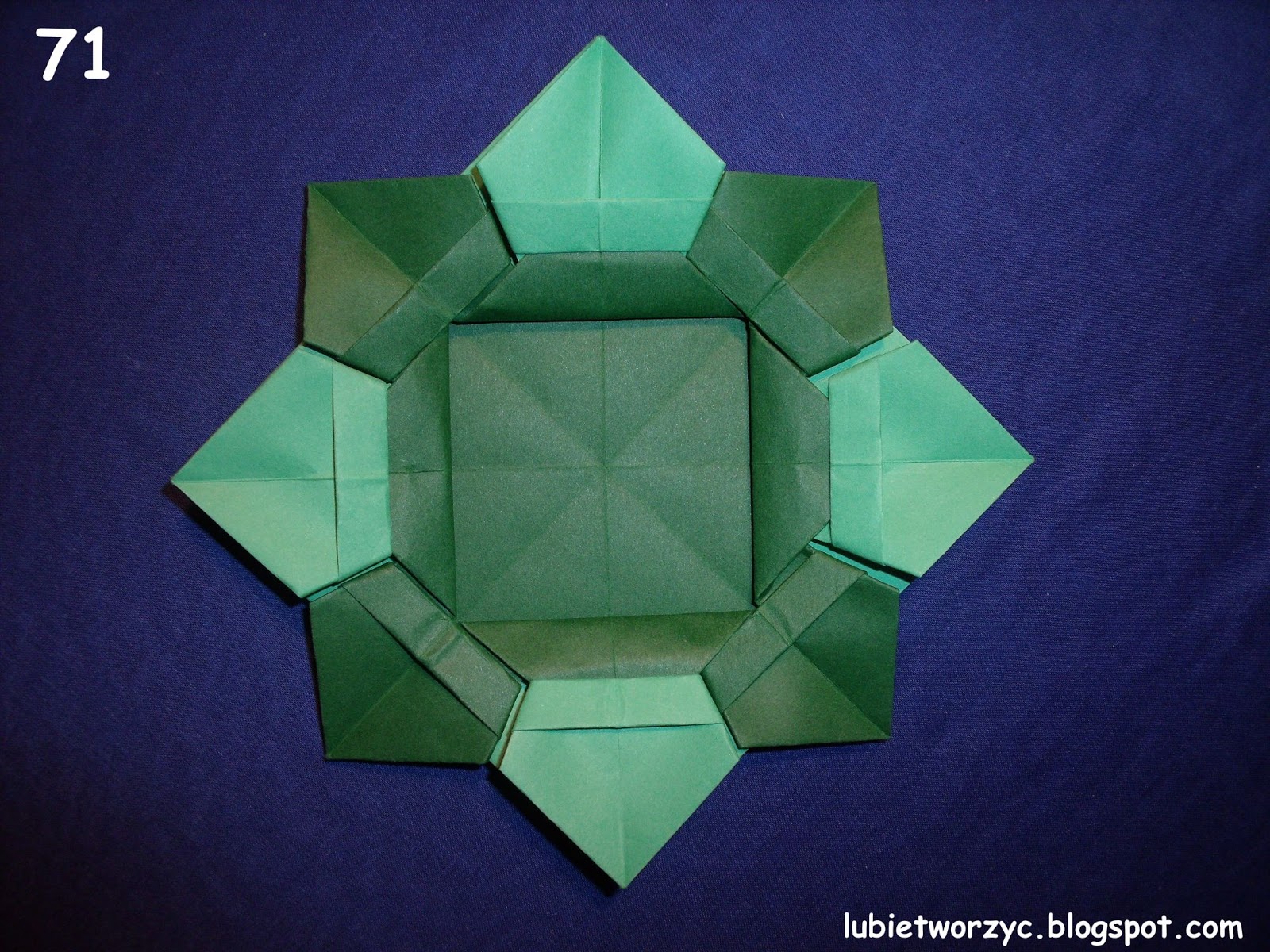 Ramka na zdjęcia origami