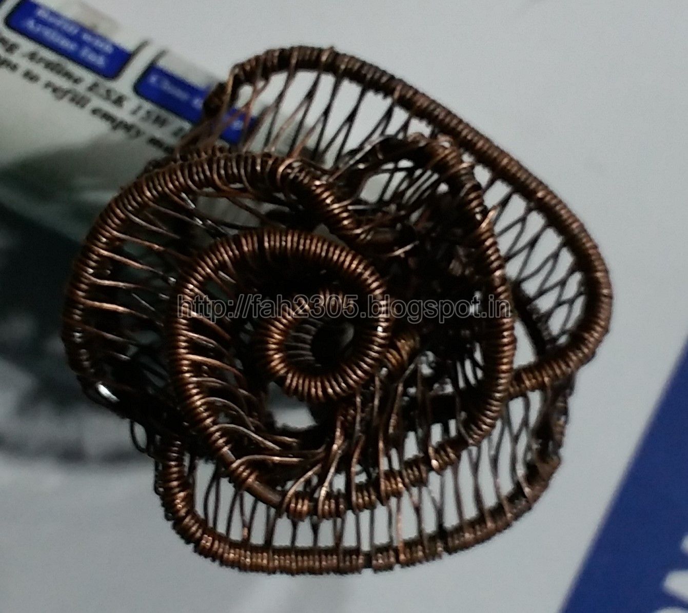 Fah Creations: Copper Wire Finger Rings