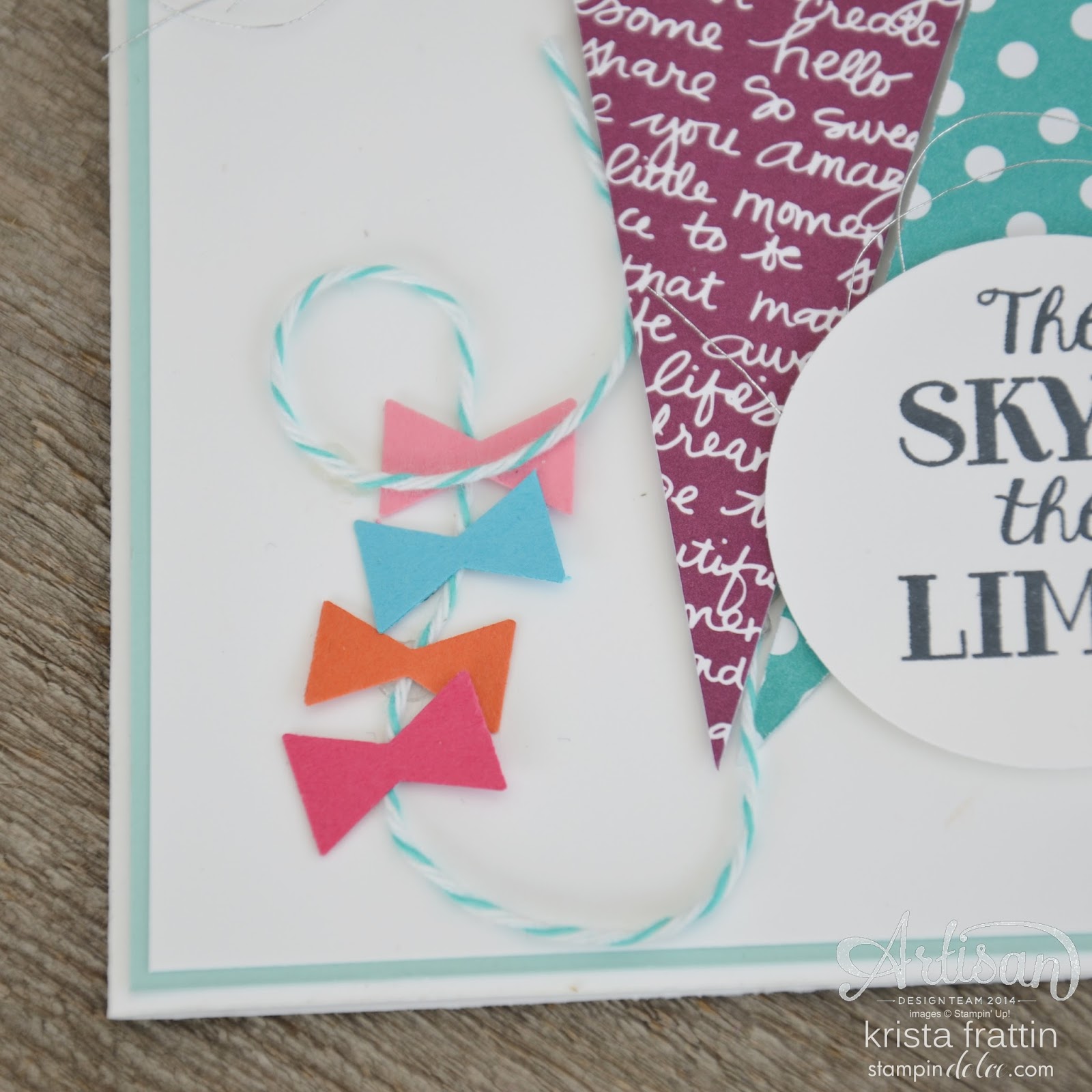 Stampin' Dolce: Over the Rainbow - Artisan Design Team Blog Hop
