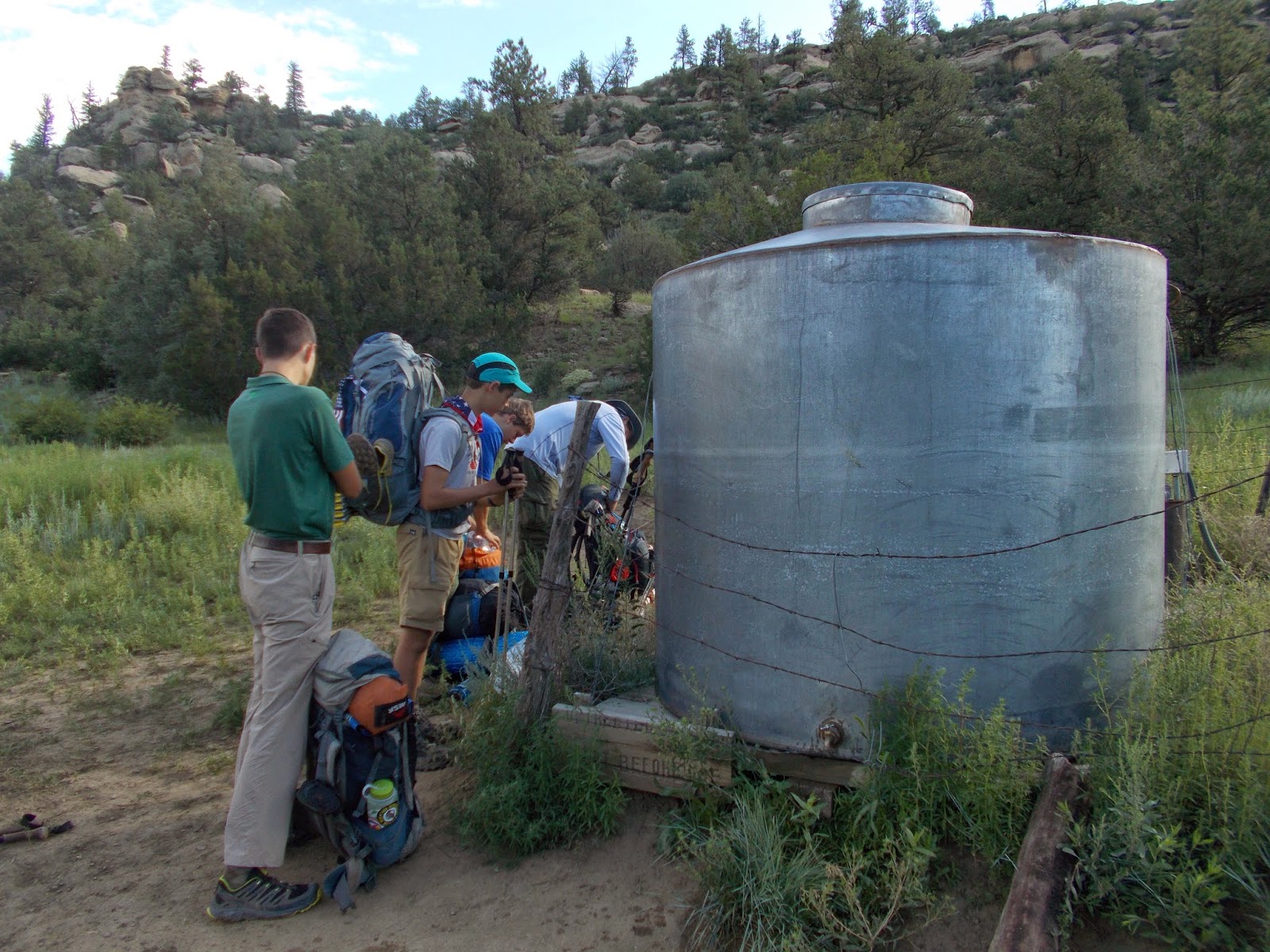 scott's ravings: Philmont Scout Ranch - Day Two - House Canyon to Cook ...