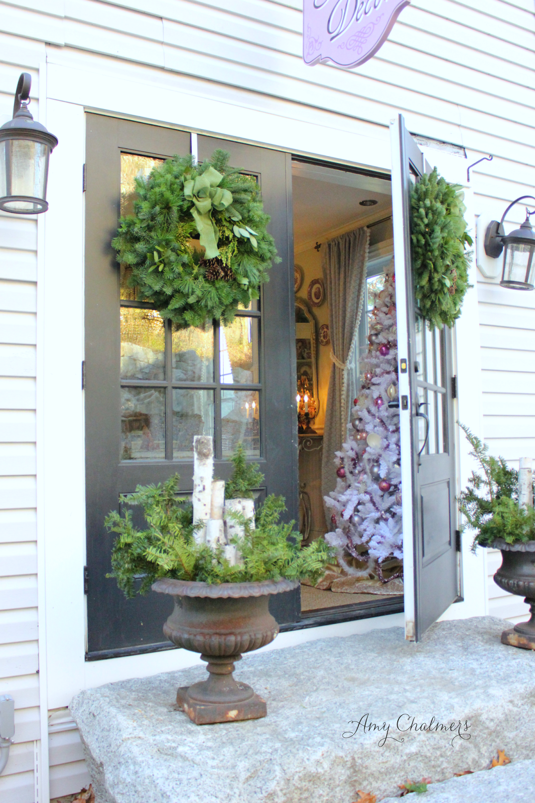 Maison Decor: Snowy Sugarplum Teacup Tree