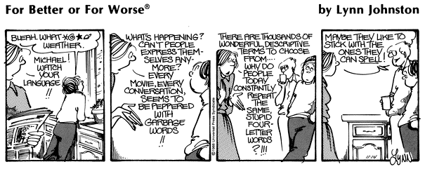 Sunday Comics Debt: I Swear, by Lawsey