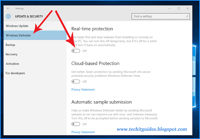3 Ways to Turn off Disable Windows Defender in Windows10