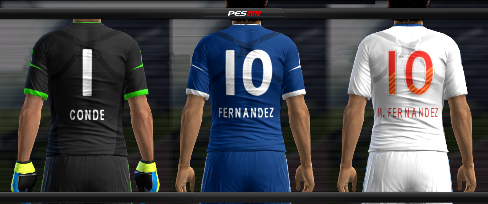 Kitset Seleção Brasileira - PES 2012 ~ Edições by Ramon | Kits, faces ...