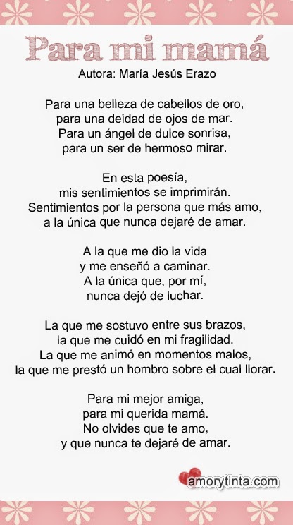 Amor y Tinta: Poemas del día de la madre