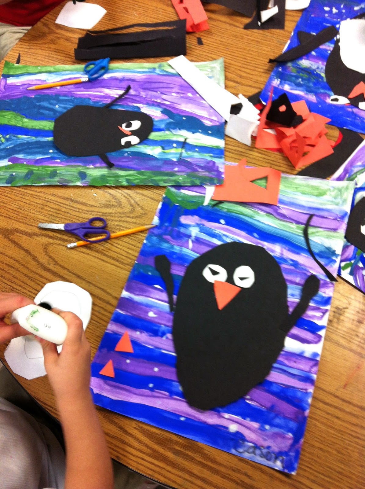 ChumleyScobey Art Room: Penguins in Antarctica
