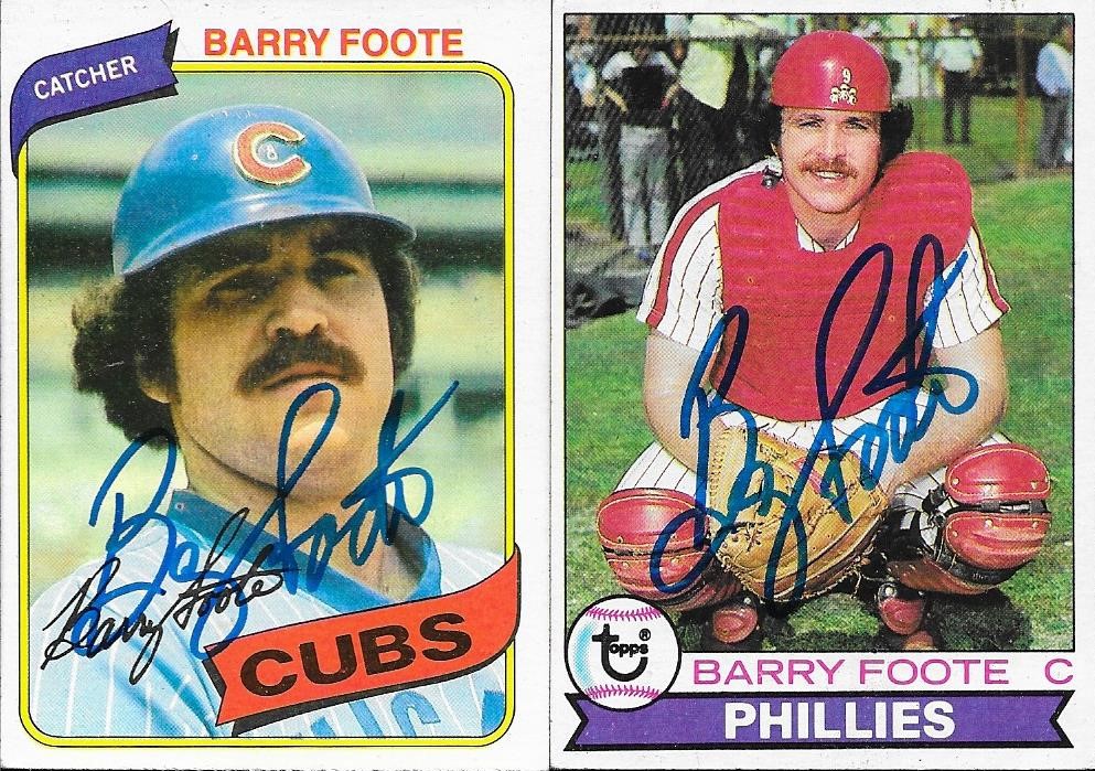 foul bunt: TTM Success - Barry Foote