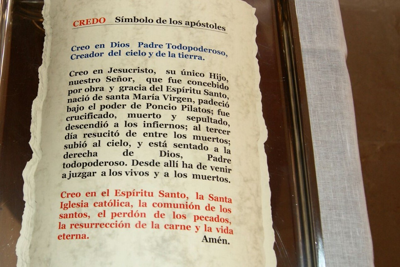 PARROQUIA SAN LEÓN TERUEL: CREDO: SÍMBOLO DE LOS APOSTOLES