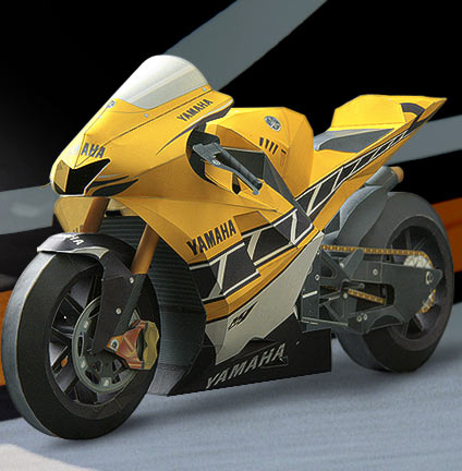 Motos de Papel: Paper Crafts Yamaha - Lsr Bikes