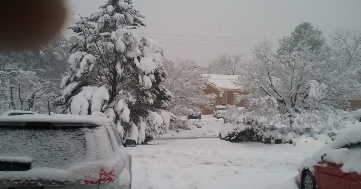 From the Barrel of a Gun: Snow in Durham, North Carolina...