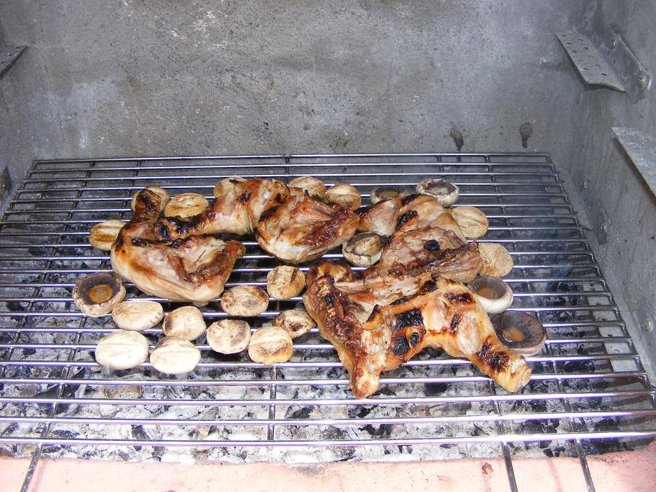 Pui cu ciuperci la gratar | Preparatedevis.ro