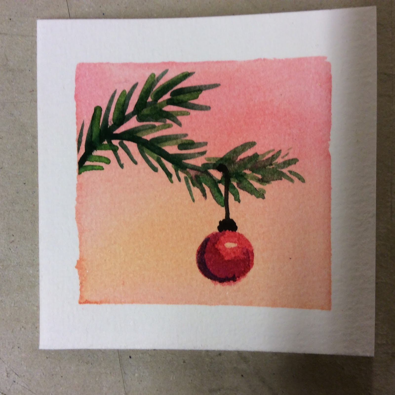 Bidt af billedkunst!: Til og fra kort - i akvarel