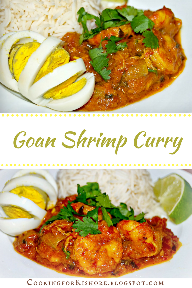 Kishore's Birthday Dinner - Goan Shrimp Curry