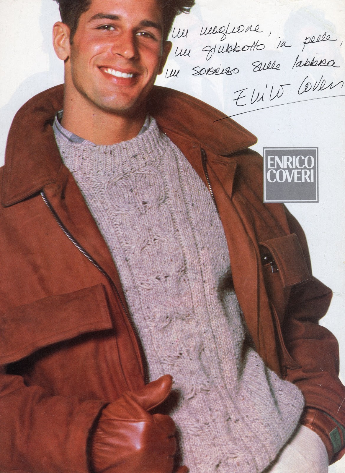 myworld: Gary Meier Model "Enrico Coveri" Campaign