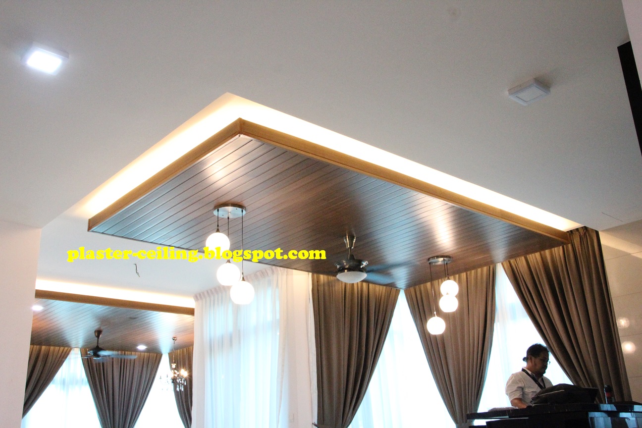 PLASTER CEILING: SILING KAYU