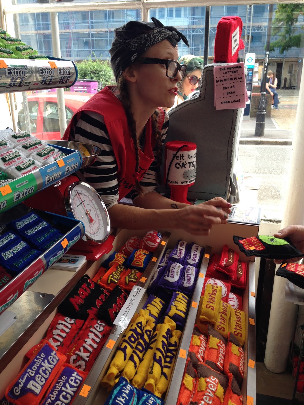 The Fluffiest & Cutest Corner Shop EVER by Lucy Sparrow