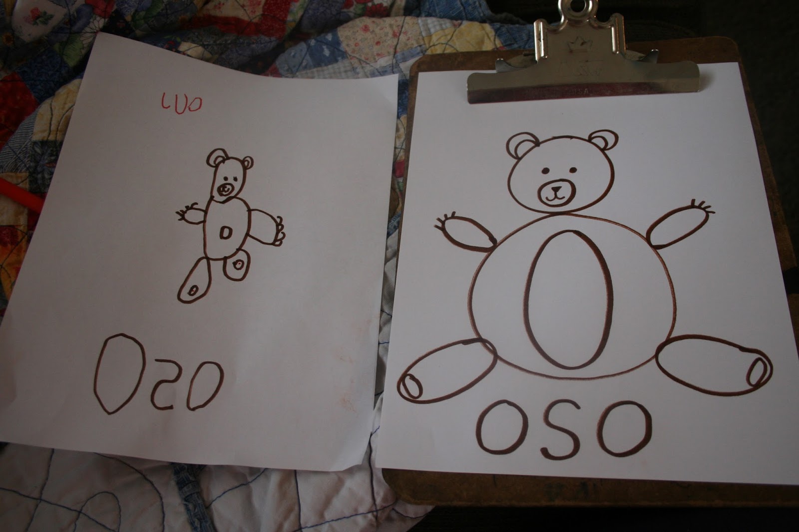 O de oso {Learning the Spanish Alphabet} | For the Love of Spanish